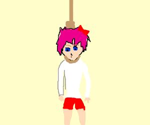 Someone Left Sayori Hanging Ddlc Drawception