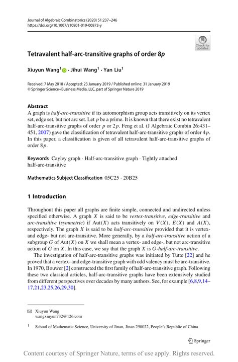 tetravalent half arc transitive graphs of order 8p
