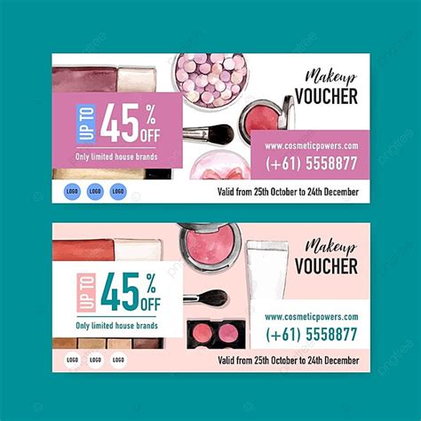 브러시가 있는 화장품 바우처 디자인 템플릿 Psd 다운로드 디자인 자료 다운로드