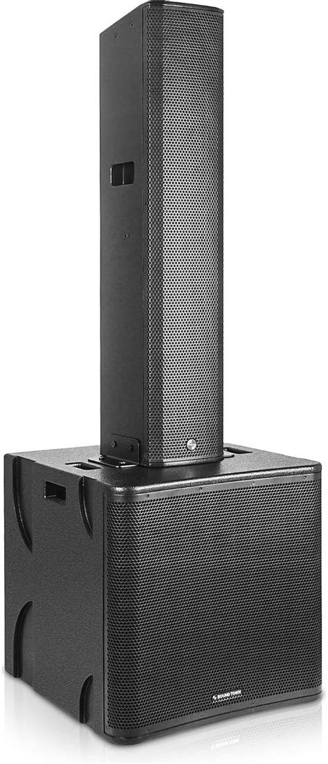Sound Town Carpo Series Powered Subwoofer And Line Array Speaker System