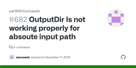 Outputdir Is Not Working Properly For Absoute Input Path · Issue 682