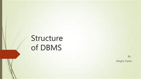 Difference Between File System And Dbmspptx