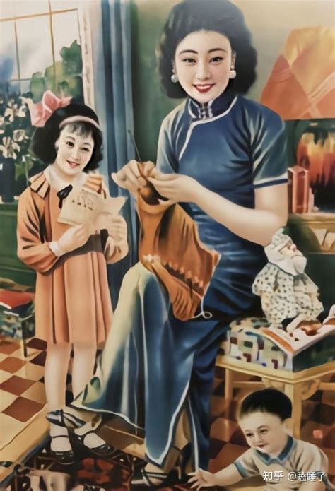 陆梅旗袍时尚情画阴丹士林蓝一个时代的颜色 知乎