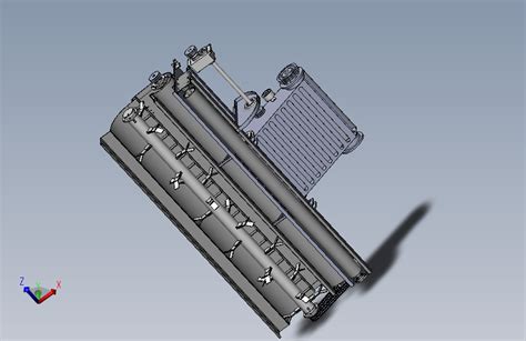 捡拾打捆机捡拾喂入装置SW23 SOLIDWORKS 2023 模型图纸下载 懒石网
