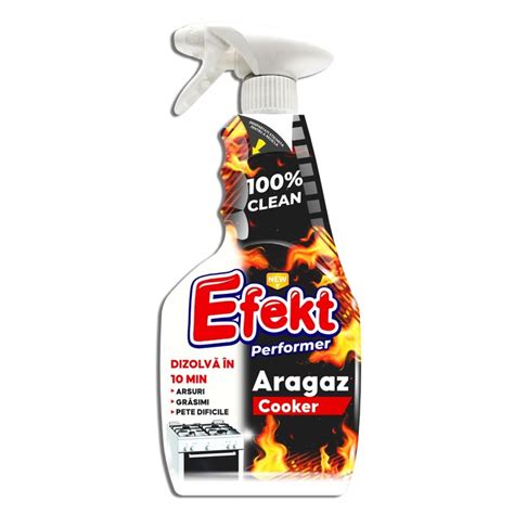 Solutie Pentru Aragaz Efekt Cu Pulverizator 750 Ml Dedeman