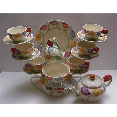 Grindley English Flower Tea Set With Teapot 2267891