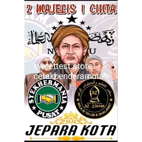 Jual Free Ongkir Desain Terbaru Free Sticker Bendera Sholawat