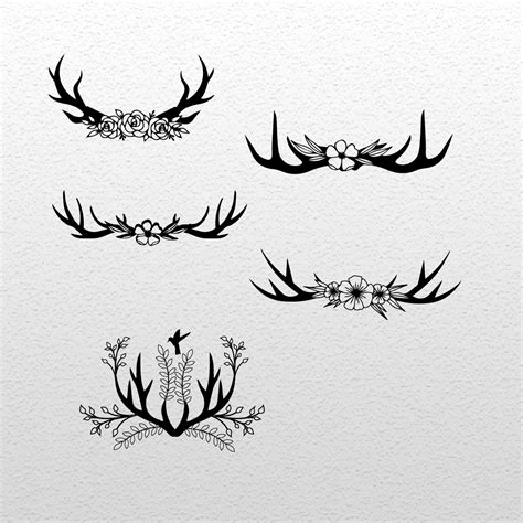 Deer Antlers Svg Bundle Masterbundles