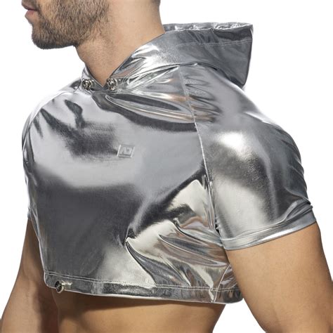 Addicted Metallic Crop Top Silver Inderwear
