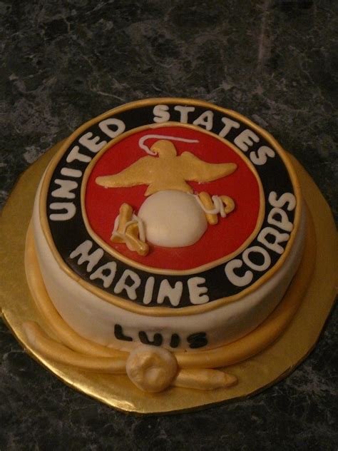 Marine Corp Cake Cake Birthday Cake Yummy