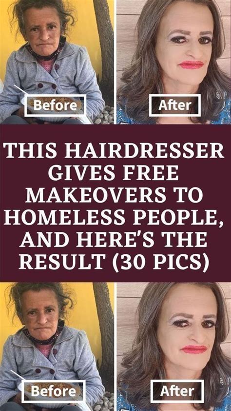 This Hairdresser Gives Free Makeovers To Homeless People And Heres The