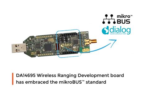 A New Dialog Semiconductor Board Has Embraced The Mikrobus™ Standard