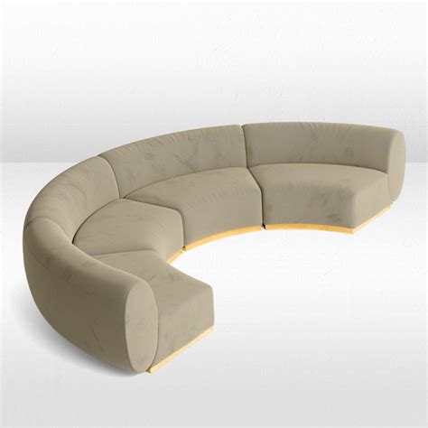 Colette Crescent Sofa Pewter EpicPartyTeam Phoenix AZ