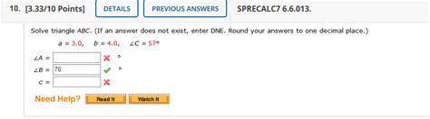Solved 10 3 33 10 Points DETAILS PREVIOUS ANSWERS Chegg Com
