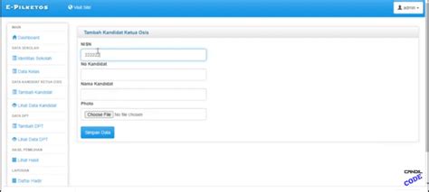 Source Code Aplikasi E Voting Berbasis Web PHP ID Blog