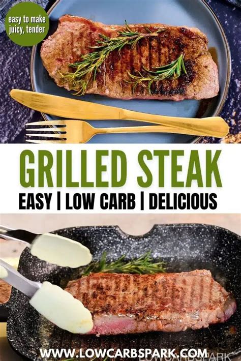 Grilled Sirloin Steak Low Carb Spark