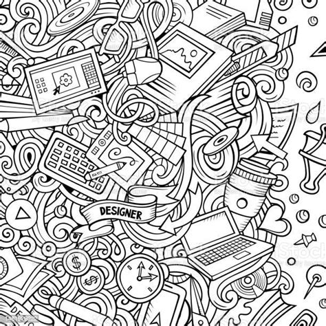 Ilustración De Doodles Vectoriales De Dibujos Animados Tarjeta De