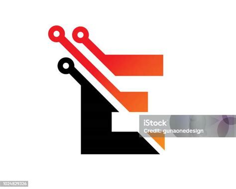 E 템플릿 디자인 벡터 상징 개념 디자인 크리에이 티브 기호 아이콘 개념에 대한 스톡 벡터 아트 및 기타 이미지 개념 건물 외관 건설 기계류 Istock