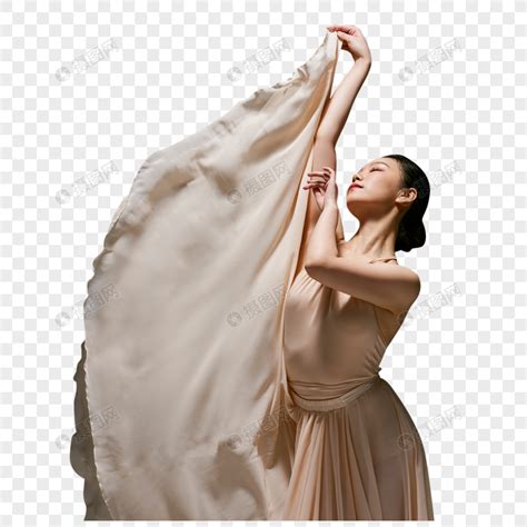 美女舞者舞动裙摆元素素材下载 正版素材401919609 摄图网