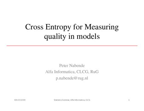pdf cross entropy for measuring model quality in natural language