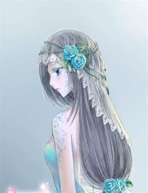 Anime Girl Water Goddess
