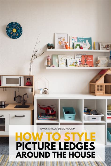 17 Stylish Ways To Use Picture Ledges Around The House • Grillo Designs