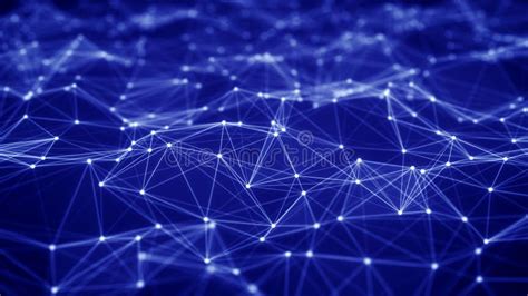 Artificial Intelligence Concept Showing Neural Network With Plexus