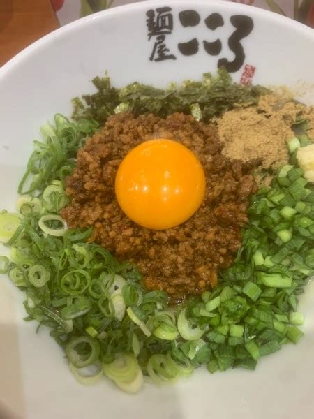 『塩台湾混ぜそば』麺屋こころ 六角橋店のレビュー ラーメンデータベース