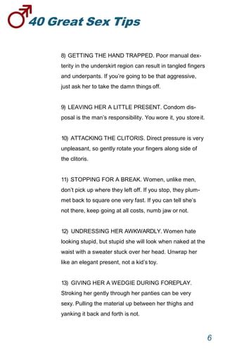 GREAT SEX TIP PDF