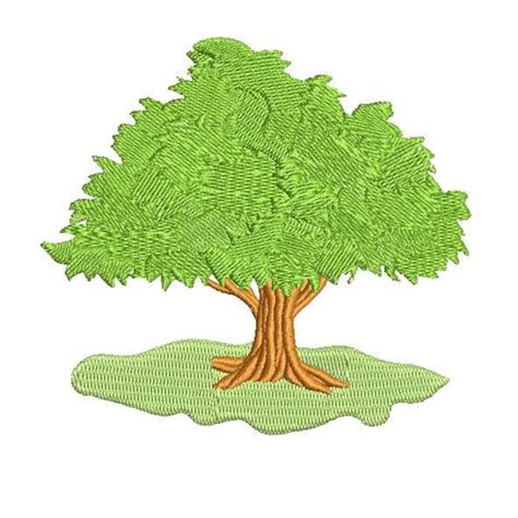 Tree Embroidery Etsy