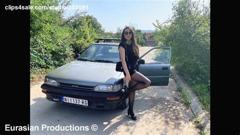 Customvideo 017b Katya Driving Old Corolla Pedal Cam Eurasian Productions Clips4sale