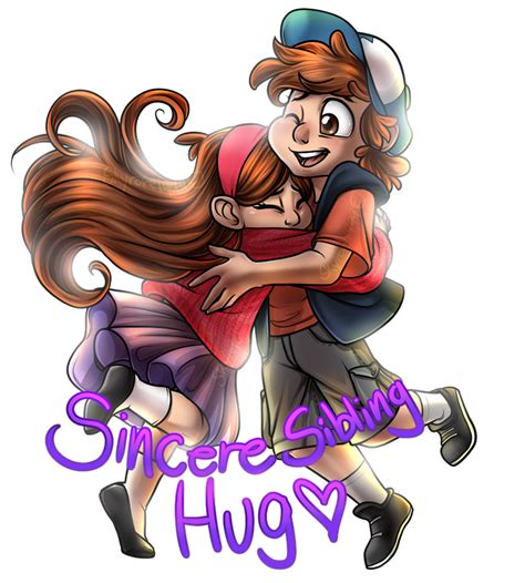 Dipper And Mabel Sincere Sibling Hug By Skyrore1999 On Deviantart