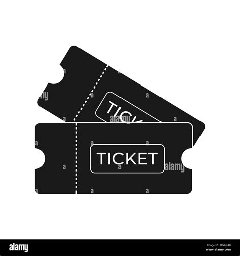 Ticket Line Art Outline Ticket Icon Vector Stock Vector Image And Art