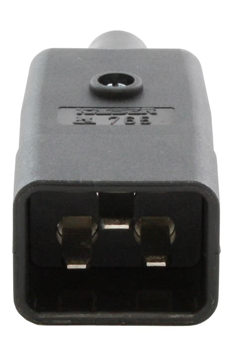 Buy IEC C Male Rewireable Connector Comms Express