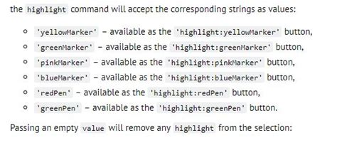Highlight Issue Ckeditor Editor Recommendations GitHub