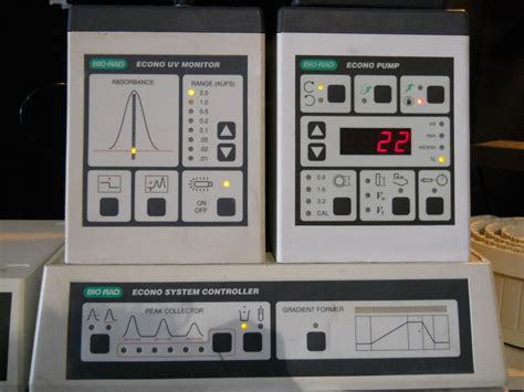 Bio Rad Econo System Monitor Pump Buffer Gradient And Fraction Collector