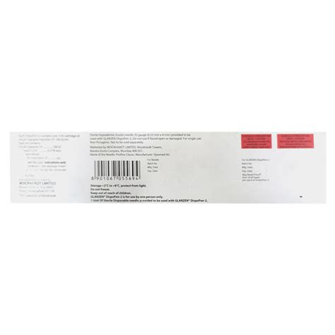 GLARZEN DISPOPEN Injection 1 S Price Uses Side Effects Netmeds