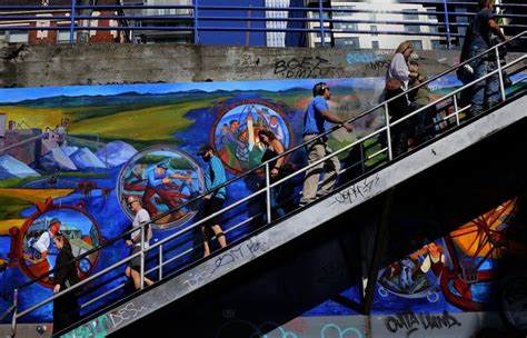 A Pike Place Market Mural Depicts The Working Trades Along The Duwamish
