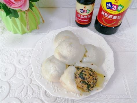【鲜肉糯米团子的做法步骤图，怎么做好吃】明明 下厨房下厨房