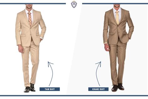 Best Khaki Suit Color Combinations With A Shirt And Tie