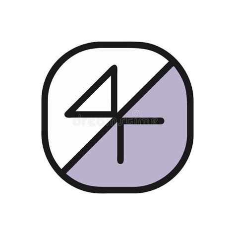 Educational Fraction Symbol Icon Stock Vector Illustration Of Study