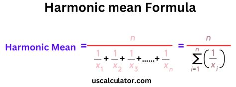 Harmonic Mean Calculator With Calculation Steps