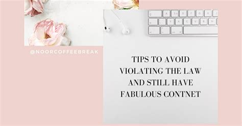 Avoid Violating The Copyrights Law In Content Creation