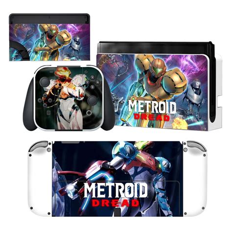 Metroid Dread Game Nintendo Switch Oled And Joycons Skin Sticker Decal