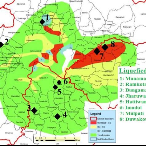 A Geological Map Of Kathmandu Valley B Northsouth Cross Section Of