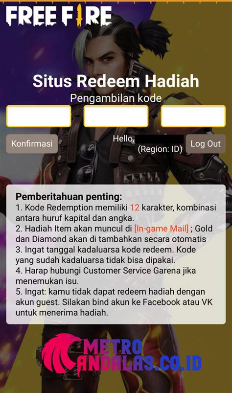 Kode Redeem FF 9 Juli 2021 Metroandalas Co Id
