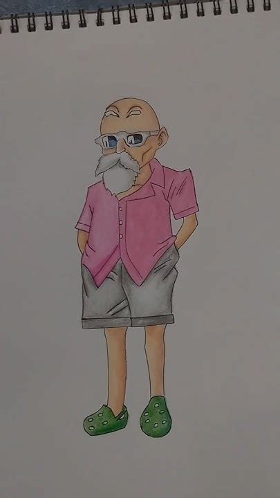 Master Roshi🤯drawing Anime Shorts Youtube