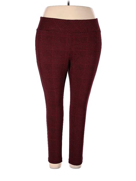 Torrid Burgundy Leggings Size 3x Plus 3 Plus 51 Off Thredup