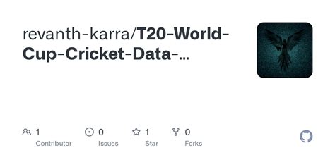 Github Revanth Karrat20 World Cup Cricket Data Analytics