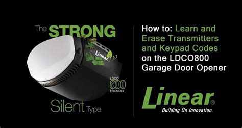 Linear Garage Door Keypad Programming Dandk Organizer